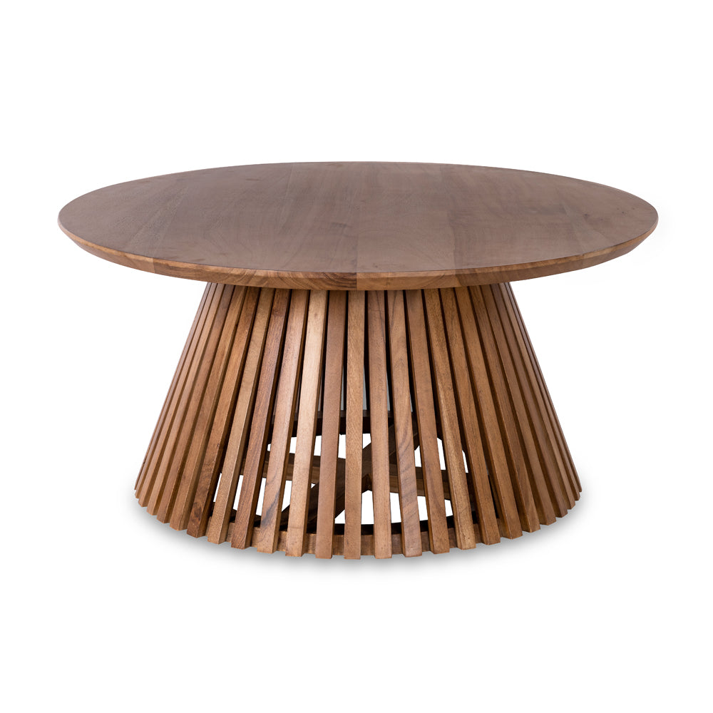 Buy Designer Reik Slatted Coffee Table Online in India | Home Glamour