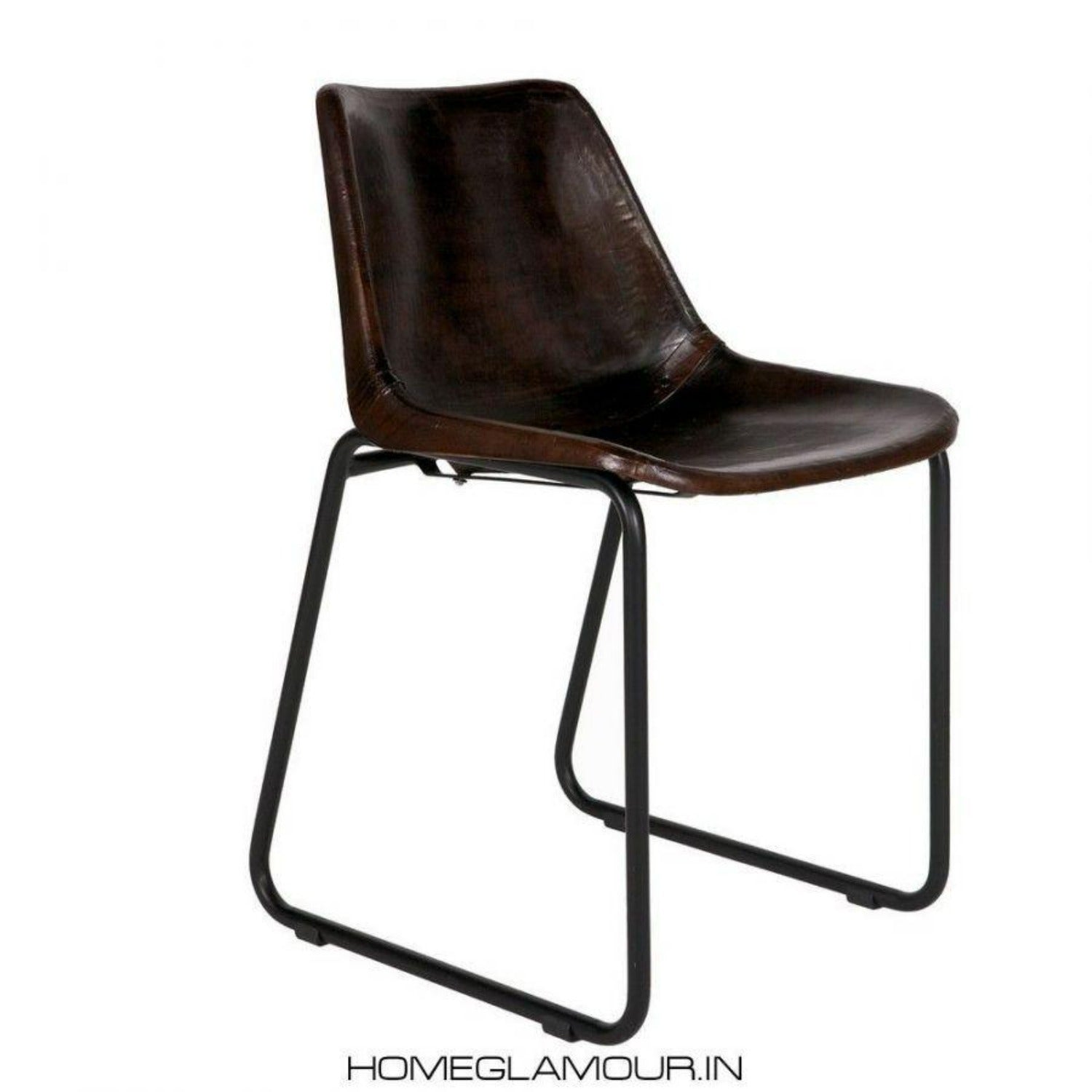 Leather Dining Chair : Buy Kauff II Leather Dining Chair Online in ...